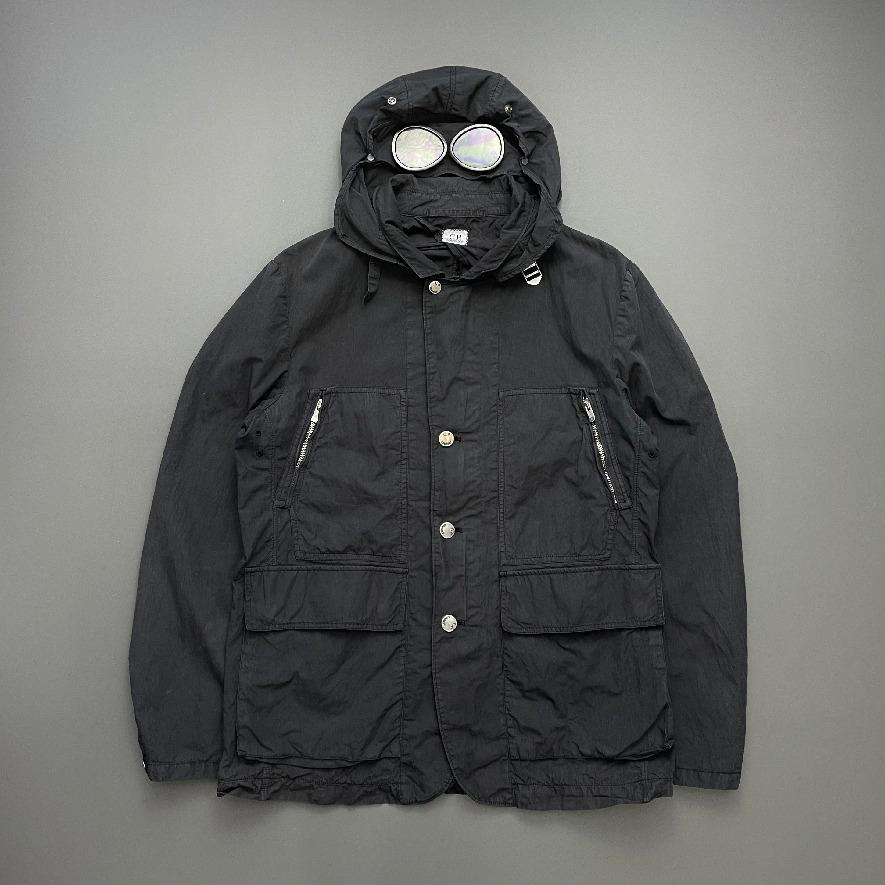 C.P. Company Dark Grey SS08 Detachable Goggle Hood Field Jacket – ajpg_shop